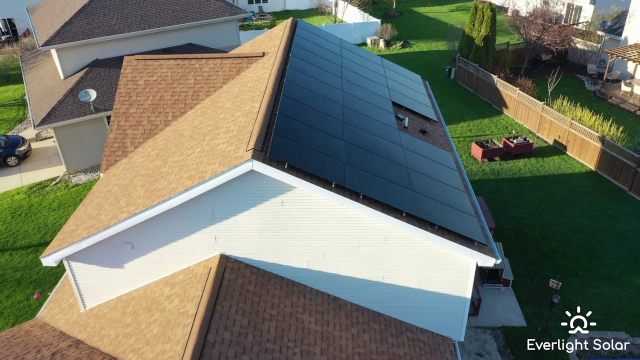 Incredible solar installation (basketball court not included) - YouTube