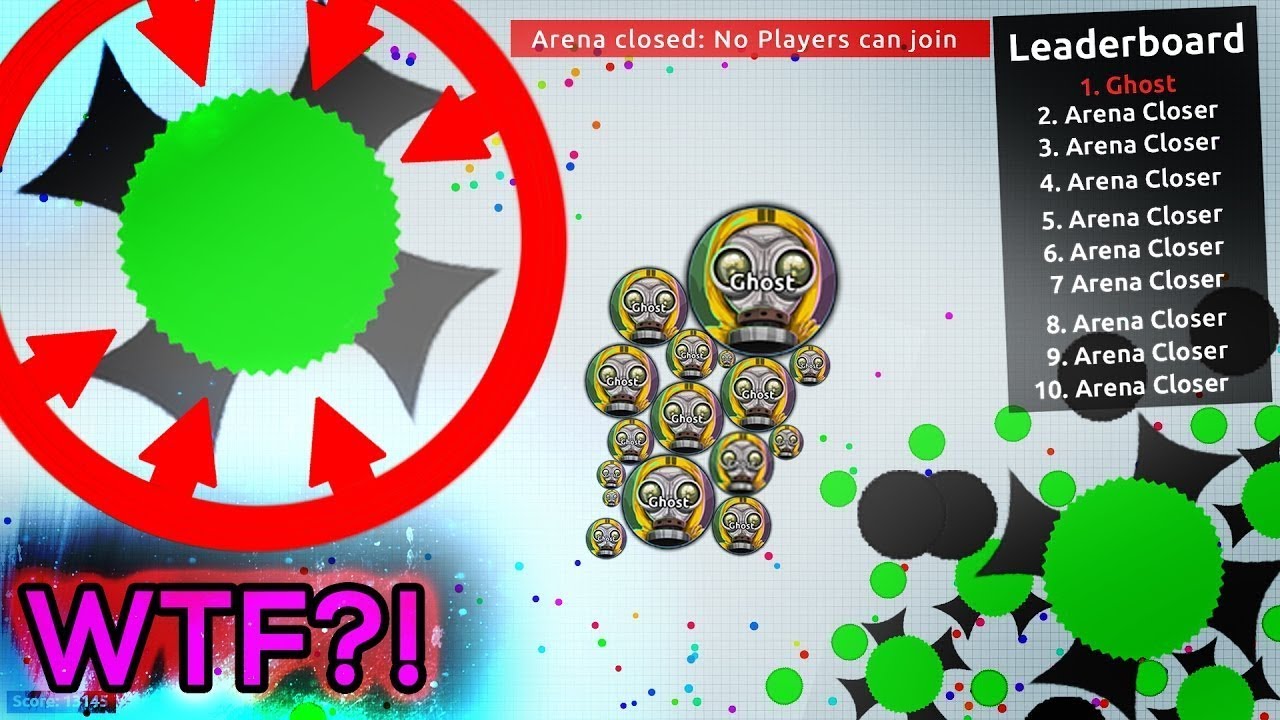AGAR.IO BEST MOMENT ''ARENA CLOSER''//ULTIMATE ARENA CLOSER POPSPLIT ...