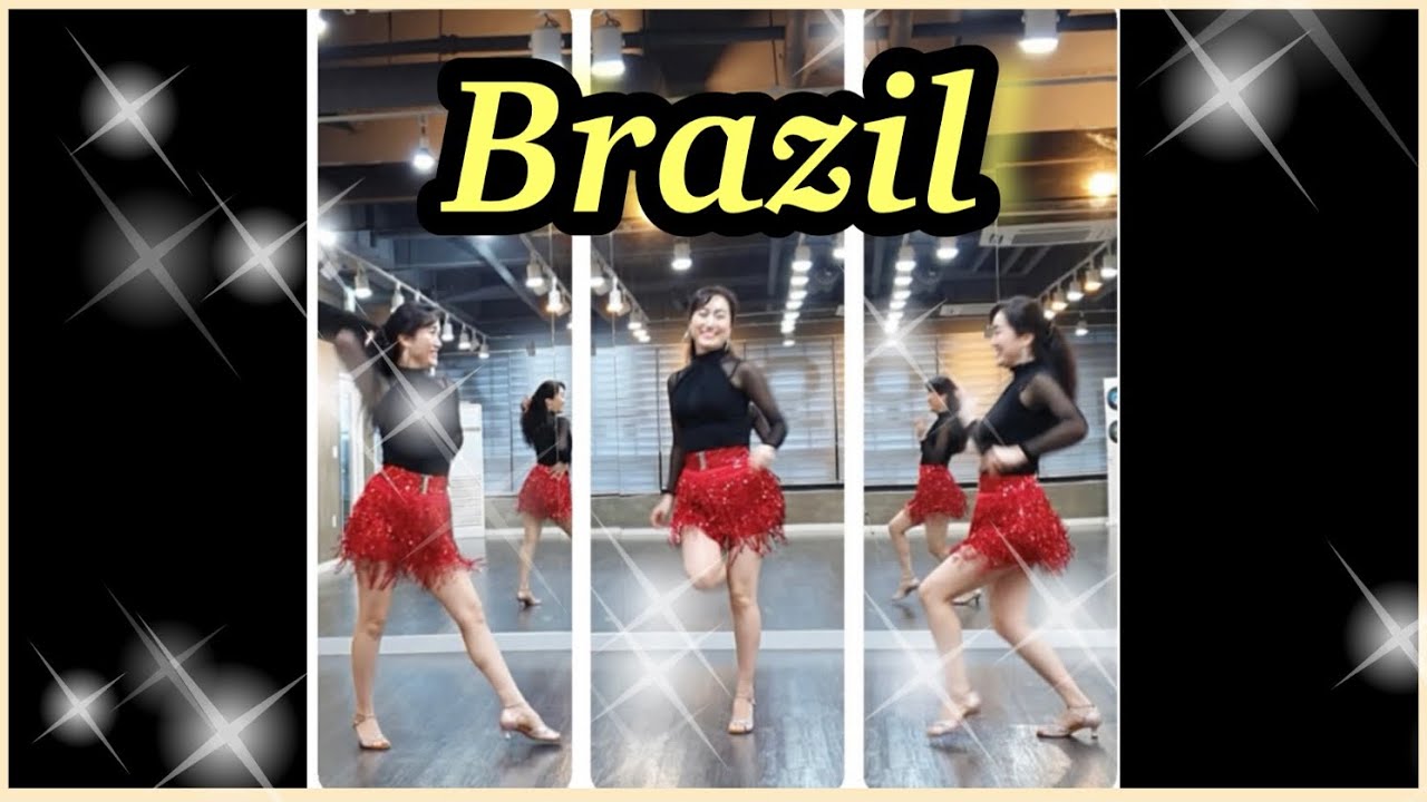 Brazil Line Dance (Beginner) - YouTube