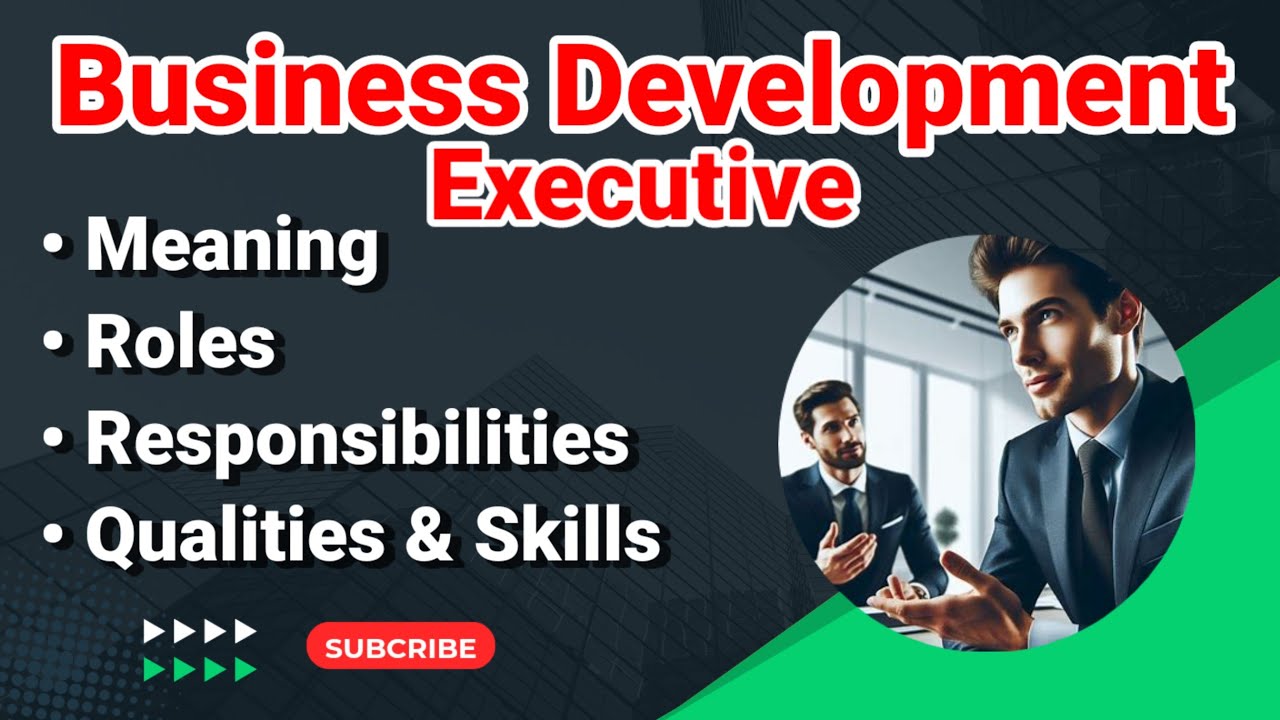 Business Development Executive Job Description | Roles and ...