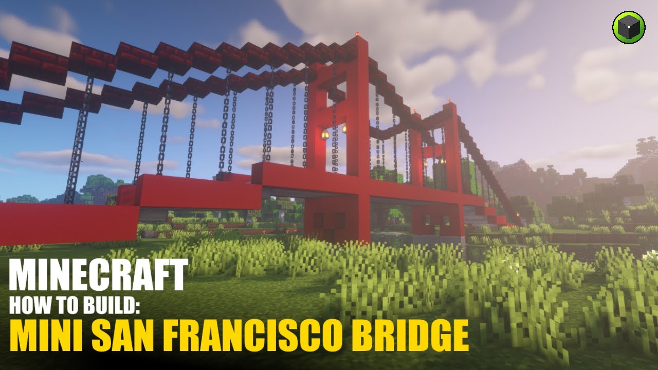 HOW TO BUILD: Mini SAN FRANCISCO BRIDGE | MINECRAFT BUILDINGS #49 - YouTube