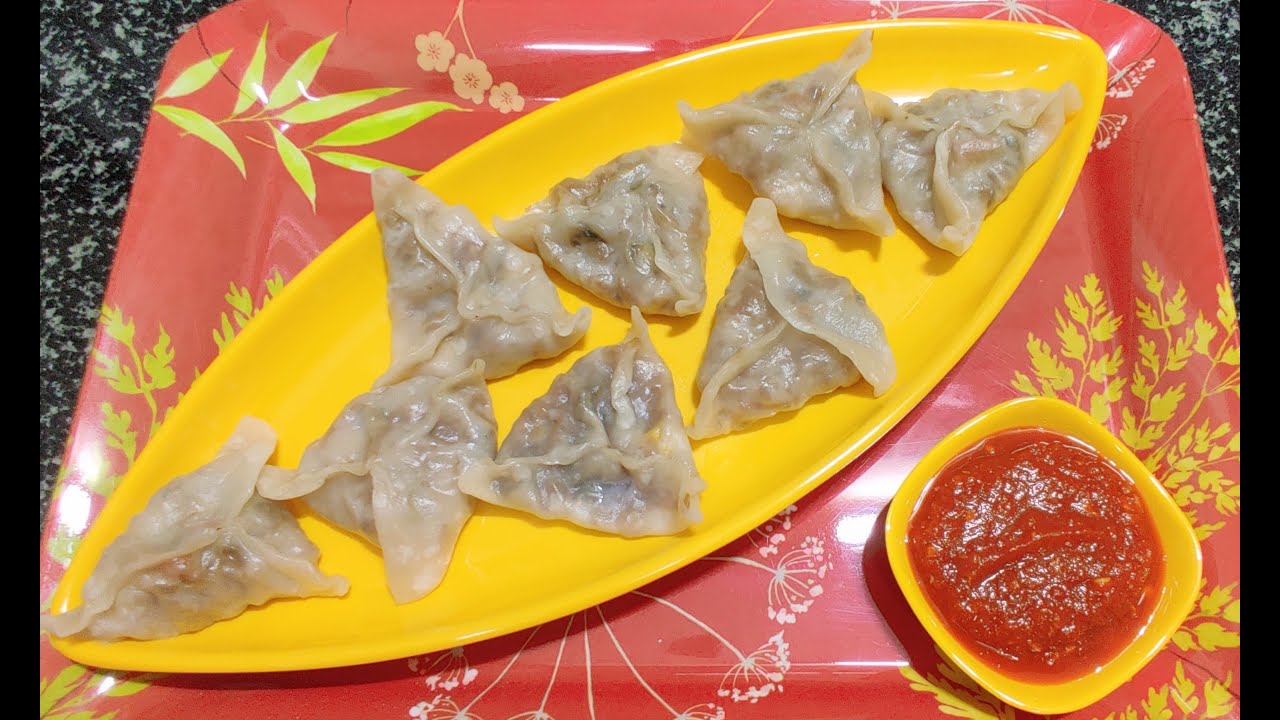 Veg Momos | Vegan momos | Momos with chutney - YouTube