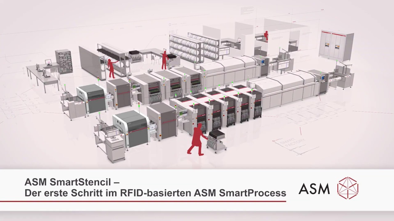 ASM SmartStencil - Der erste Schritt im RFID-basierten ASM SmartProcess - YouTube