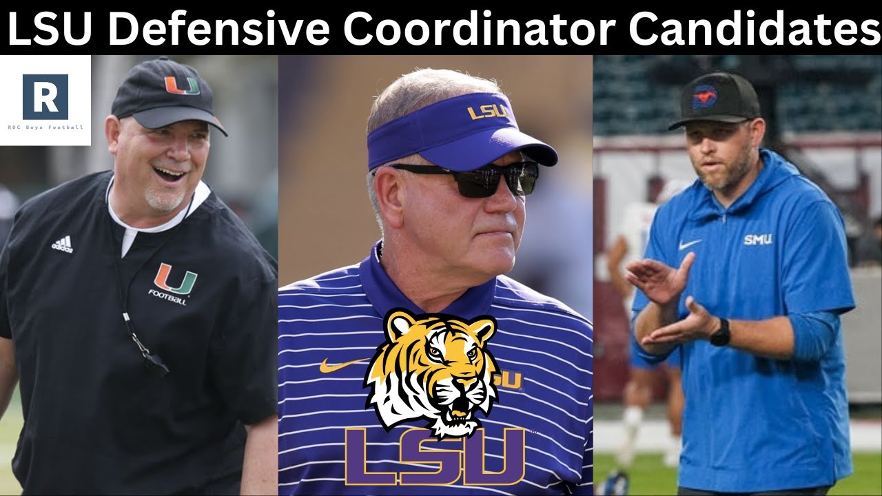 LSU Defensive Coordinator Top Candidates | LSU Football - YouTube