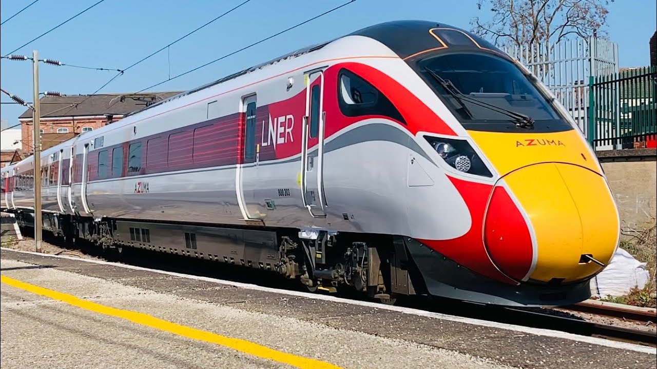 LNER Azuma 800203 At Doncaster From Leeds To Doncaster Carr Iep Depot ...