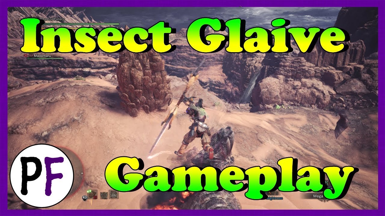 Insect Glaive Gameplay! - Monster Hunter World Beta - YouTube