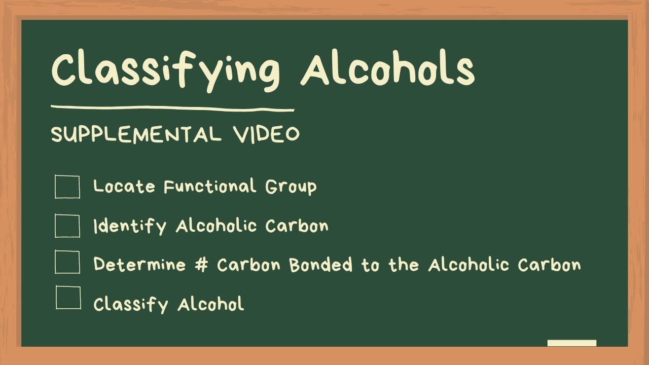 Classifying Alcohols - YouTube