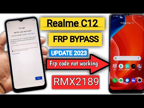 Realme C12 (Rmx2189) FRP BYPASS Android 12 | Realme C12 (Rmx2189 ...