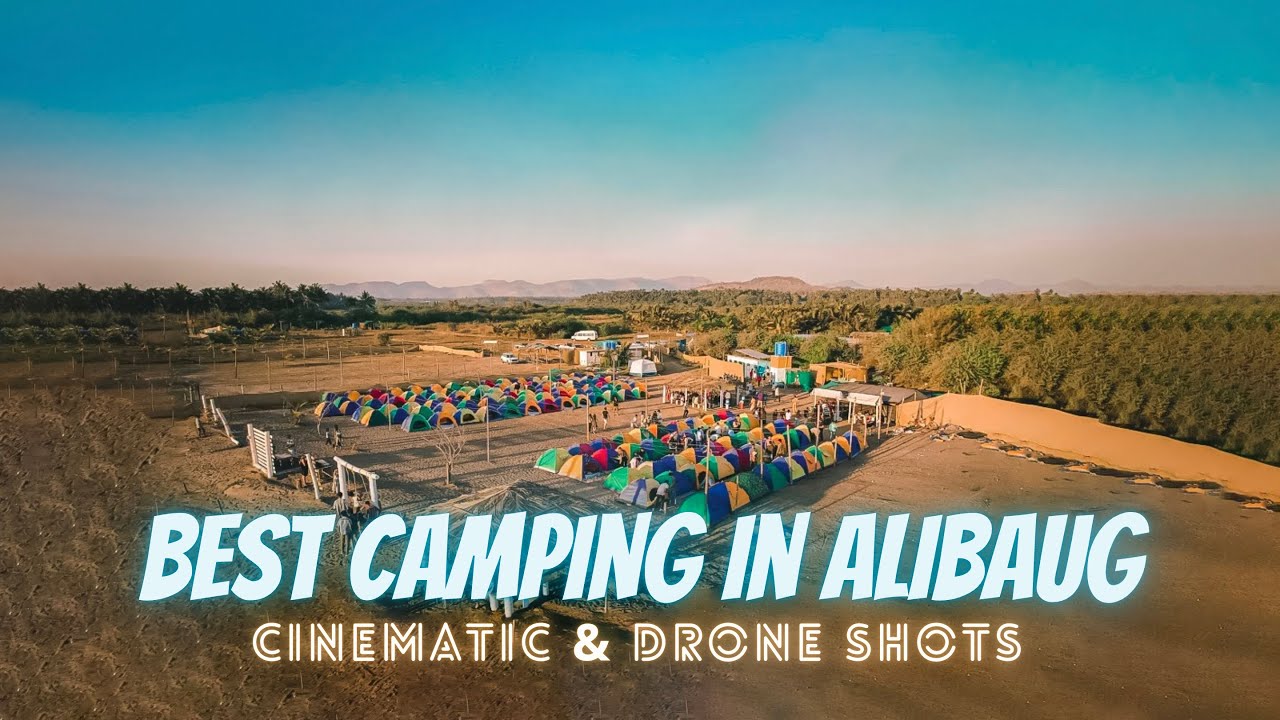 ALIBAUG BEACH CAMPING | CINEMATIC & DRONE SHOTS - YouTube