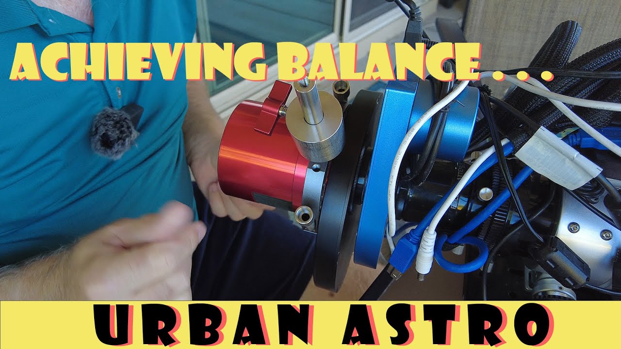 Achieving Balance on my Astrophotography rig! - YouTube