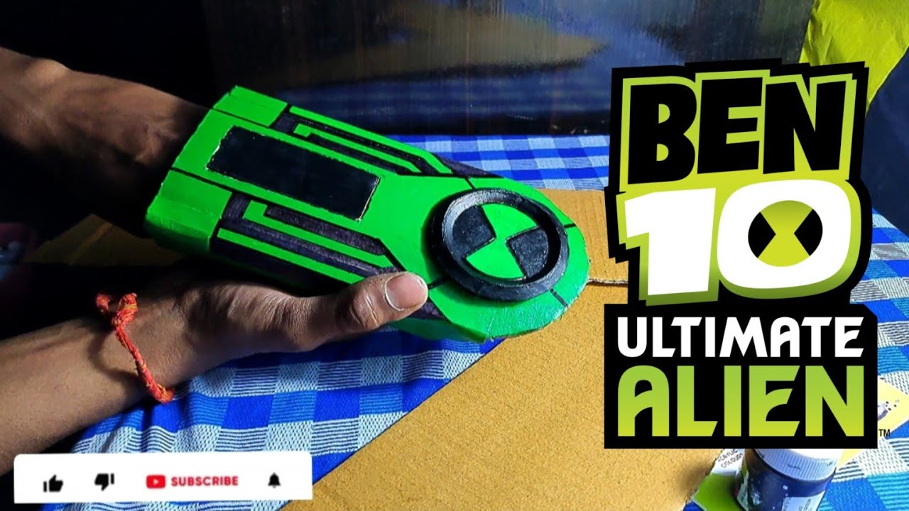 DIY Ben 10 Ultimatrix Watch (Cardboard Craft)@ytrsblaster - YouTube