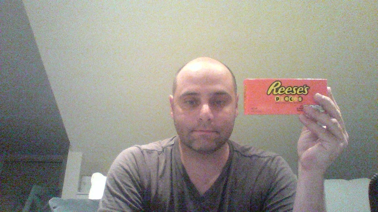 ASMR Eating Reese's Pieces Candy - YouTube