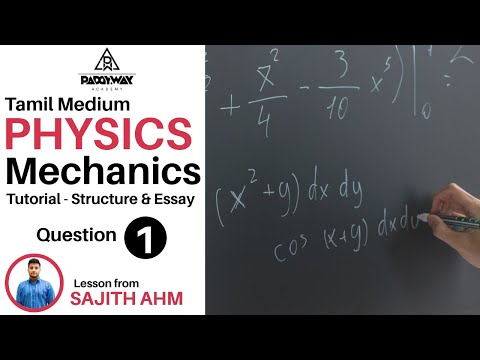 Mechanics Tutorial - Structure & Essay Question - 1 - YouTube