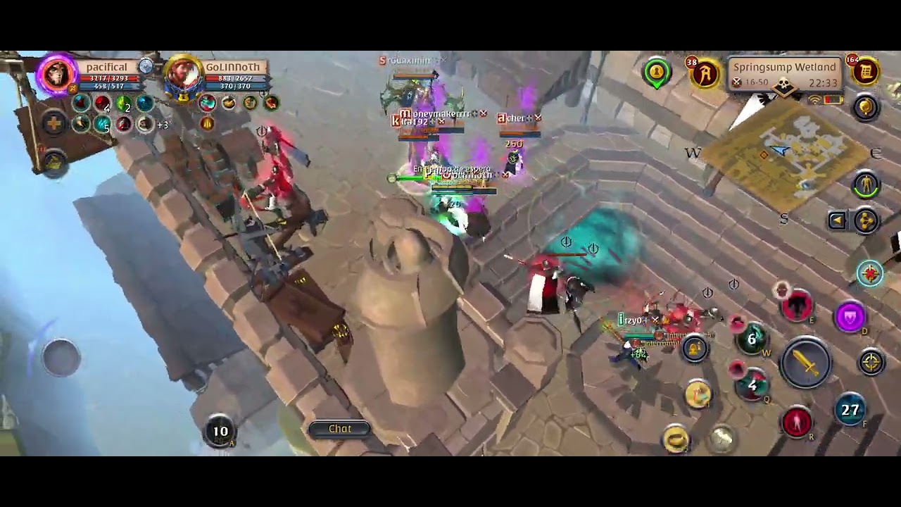 duo en estática vs party albion online - YouTube