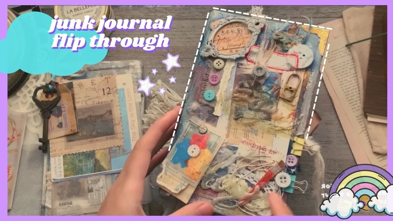 My Junk Journal Flip Through《SUPER CHUNKY》Retro Junk Journal Ideas and ...