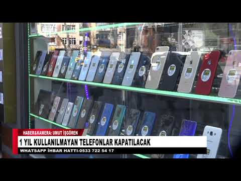 1 YIL KULLANILMAYAN TELEFONLAR KAPATILACAK