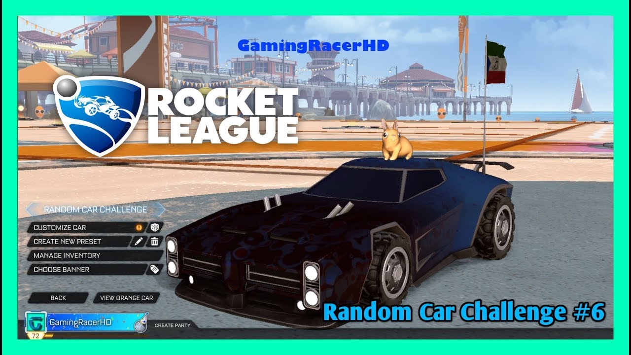 Rocket League - Random Car Challenge #6 - With GamingRacerHD! [1080p ...