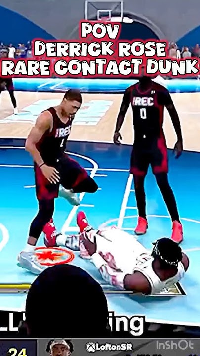 🥀 Derrick Rose Build 2K25 DUNKS ON then WALKS over Him 🤯 #DerrickRose #Drose #2K25 #2K #goat ...