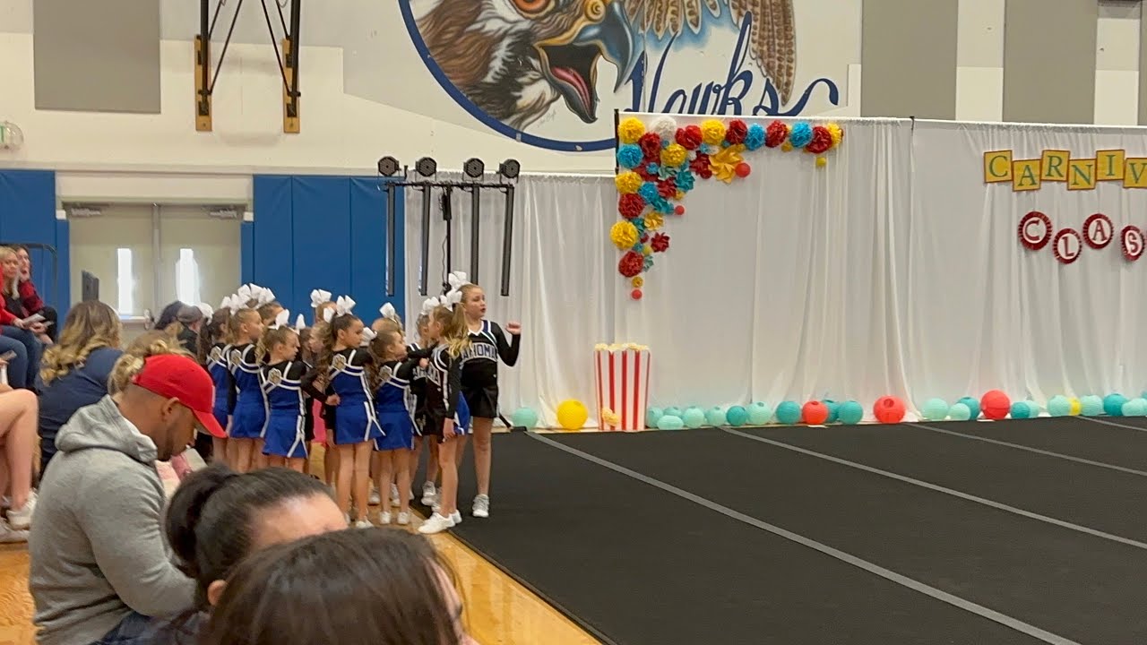 Tahoma Jr Bears Cheer competition - YouTube