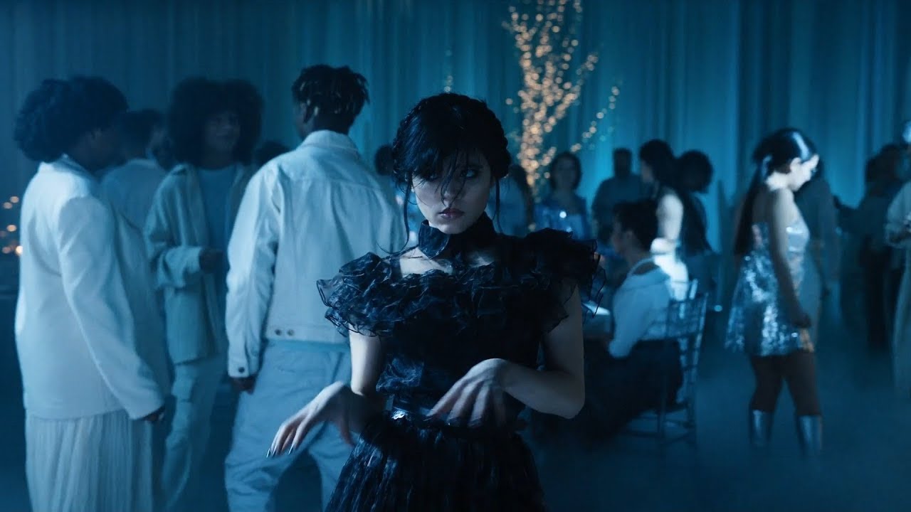 Wednesday Addams Dance // Blood Mary (sped up// viral Tik Tok) - YouTube