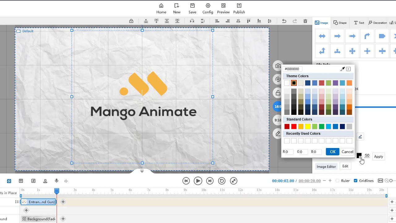 How to change image color using the built-in image editor in Mango ...