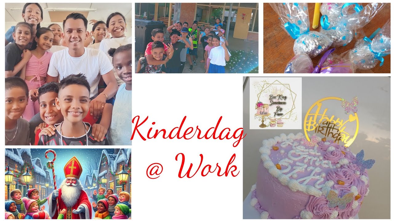 Vlog #15 Kinderdag @ Work🎊 ️ // Werkstukken ivm Kerst🎄🎆 ...