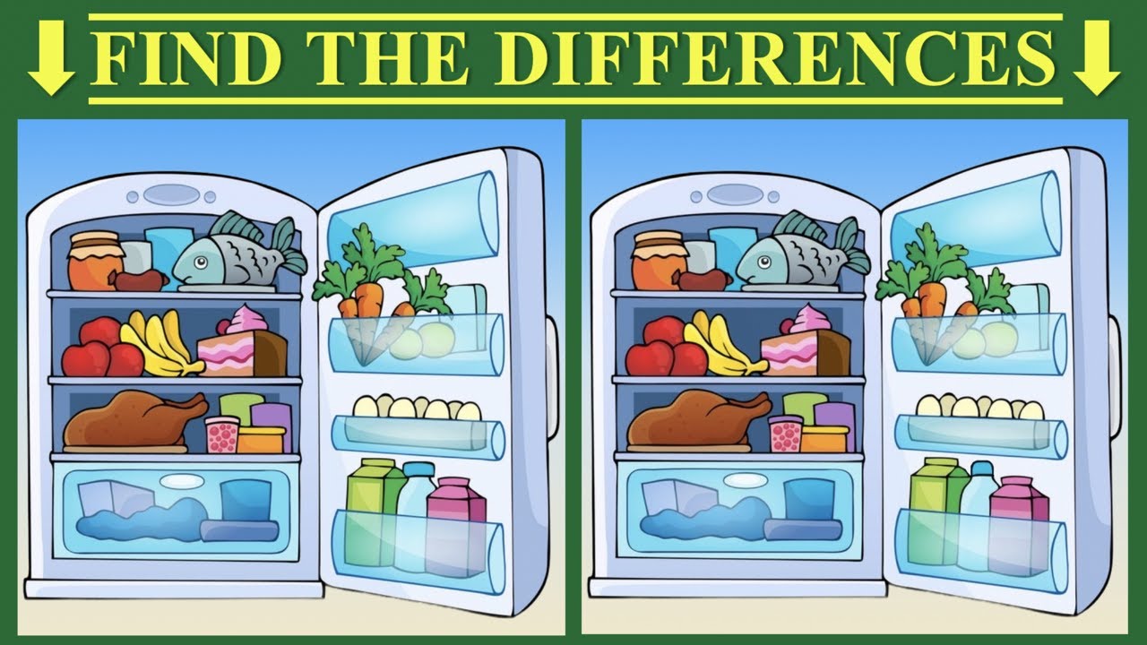 Find 3 Differences Picture Puzzle # 25 - YouTube