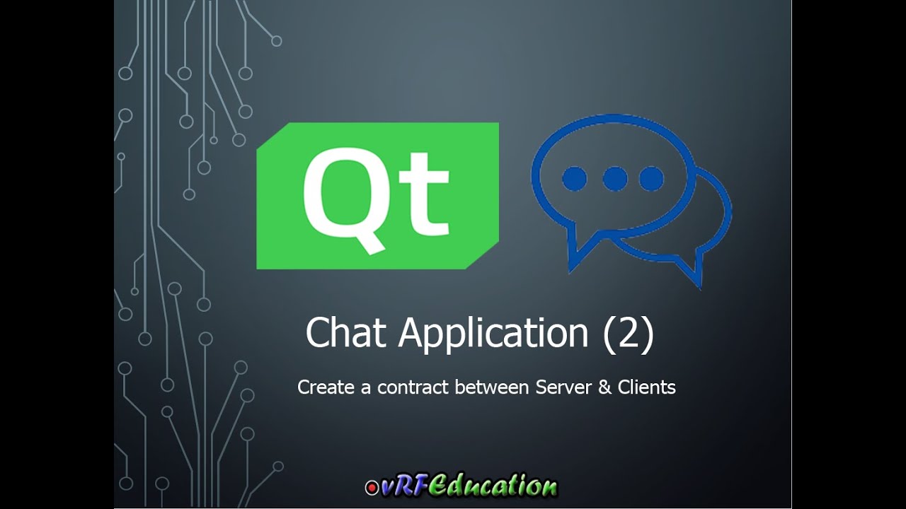 Qt Programming - Chat Application (2) - YouTube