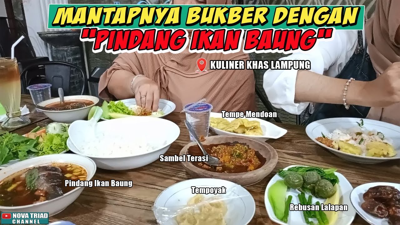 MUKBANG PINDANG IKAN BAUNG ENAK , KULINER KHAS DI LAMPUNG 2024 - YouTube