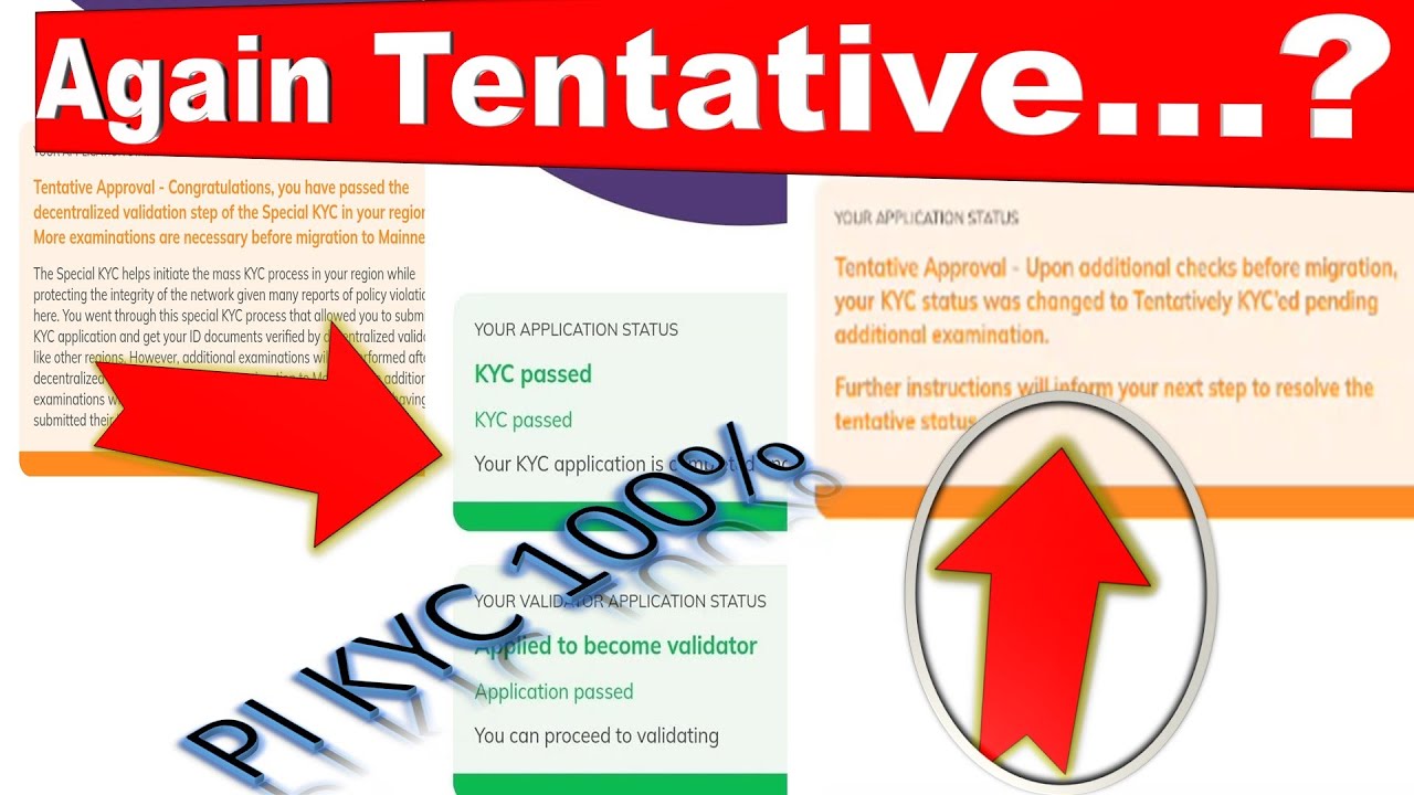 Tentative Approval after full KYC Passed Approval in Pi Network, How to solve Pi KYC Problem # ...