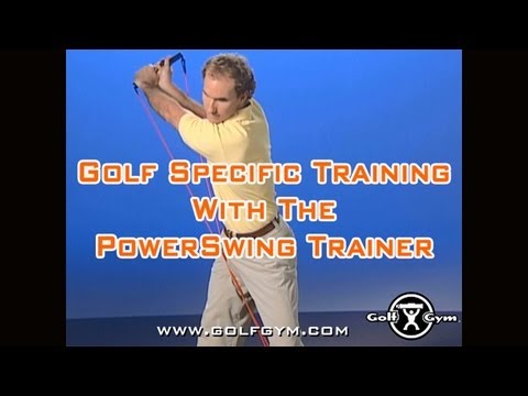 Golf Specific Exercises with the Golf Gym Power Swing Trainer - YouTube