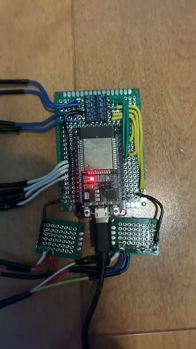 Near complete electrical assembly of esp32 sprint timing system finish line module #arduino #fyp ...