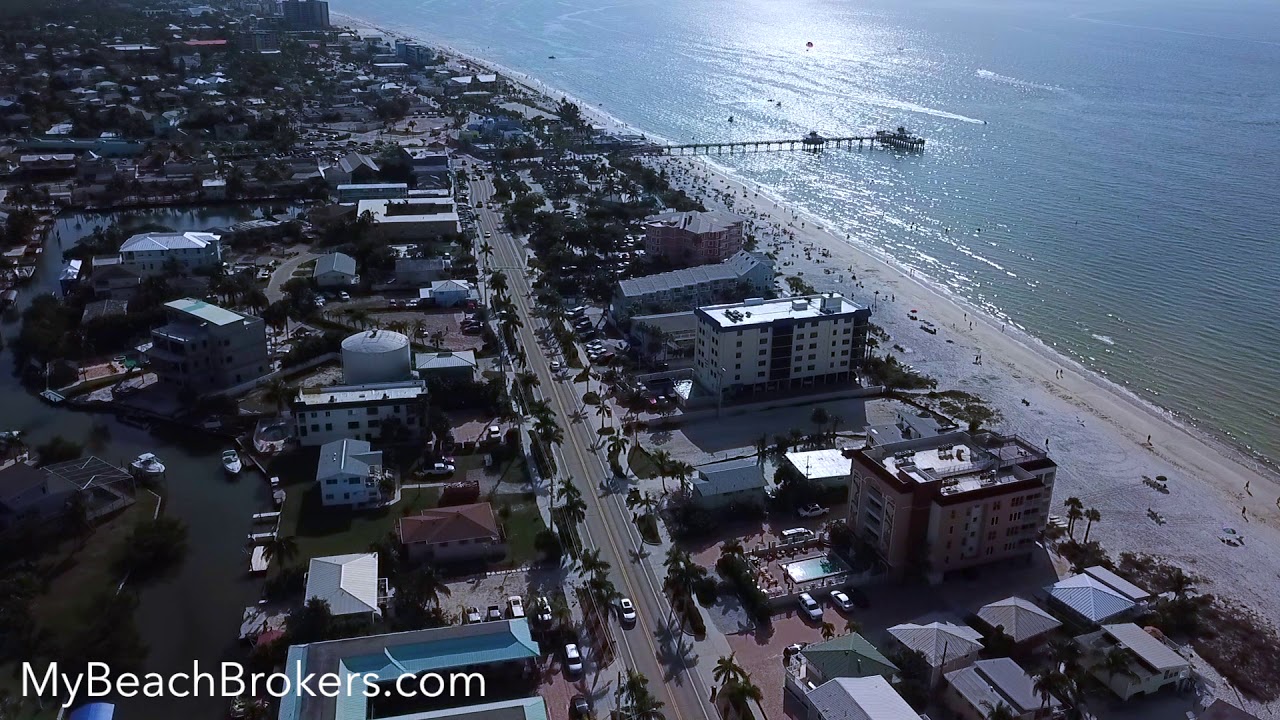 Bonita Beach & Fort Myers Beach Drone Footage - YouTube