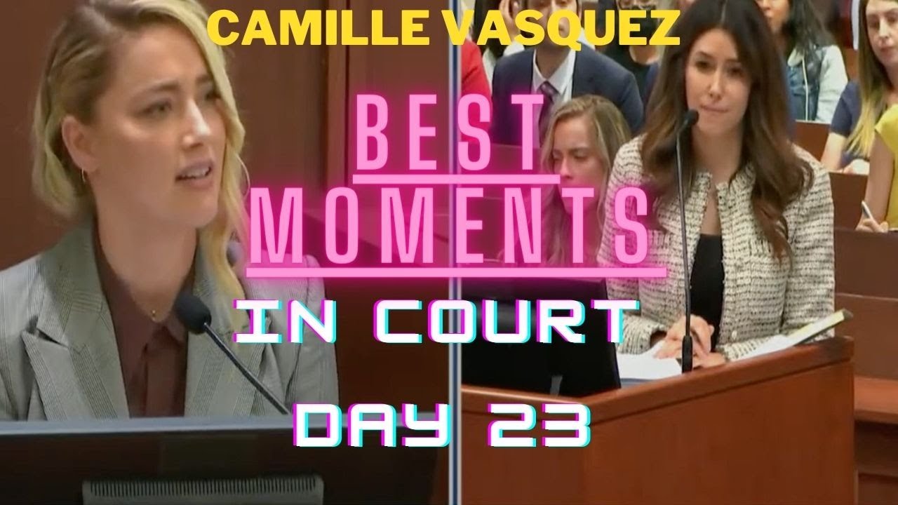 Johnny Depps Lawyer Camille Vasquez Highlights In Court Day 23 - YouTube