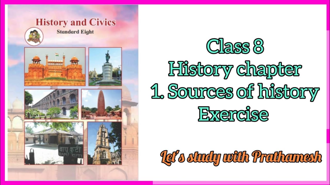 class 8 history chapter 1. sources of history exercise #lets_study_with ...