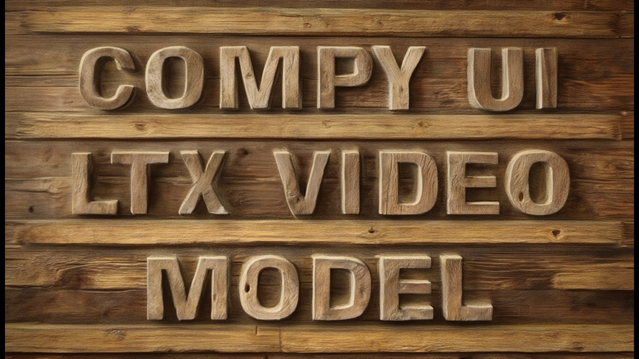 ComfyUI new Video method "LTX Video" - YouTube