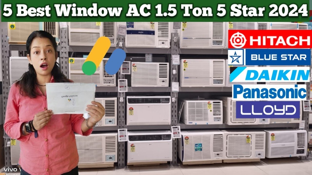 Letest 5 Best Window Ac 1.5 Ton 5 Star in India 2024// Best Window AC ...
