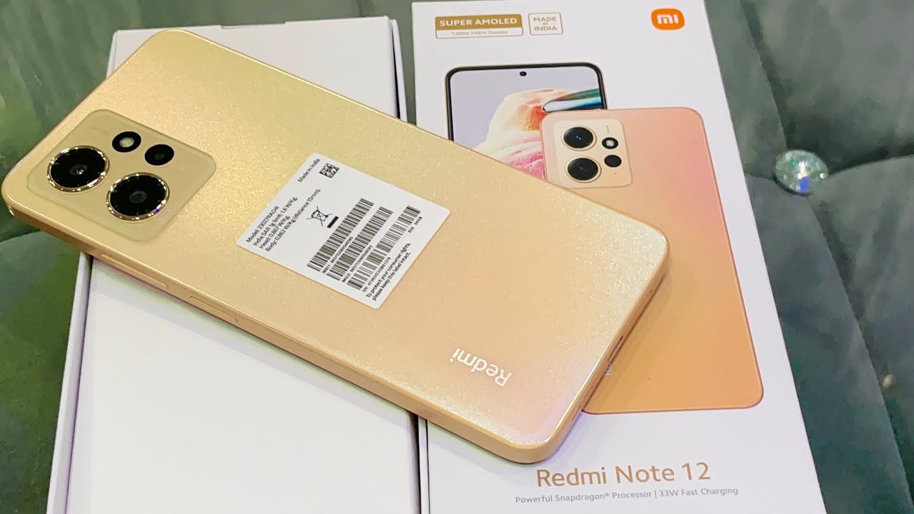 Redmi Note 12 Unboxing, First Look & Review 🔥| Redmi Note 12 Price ...