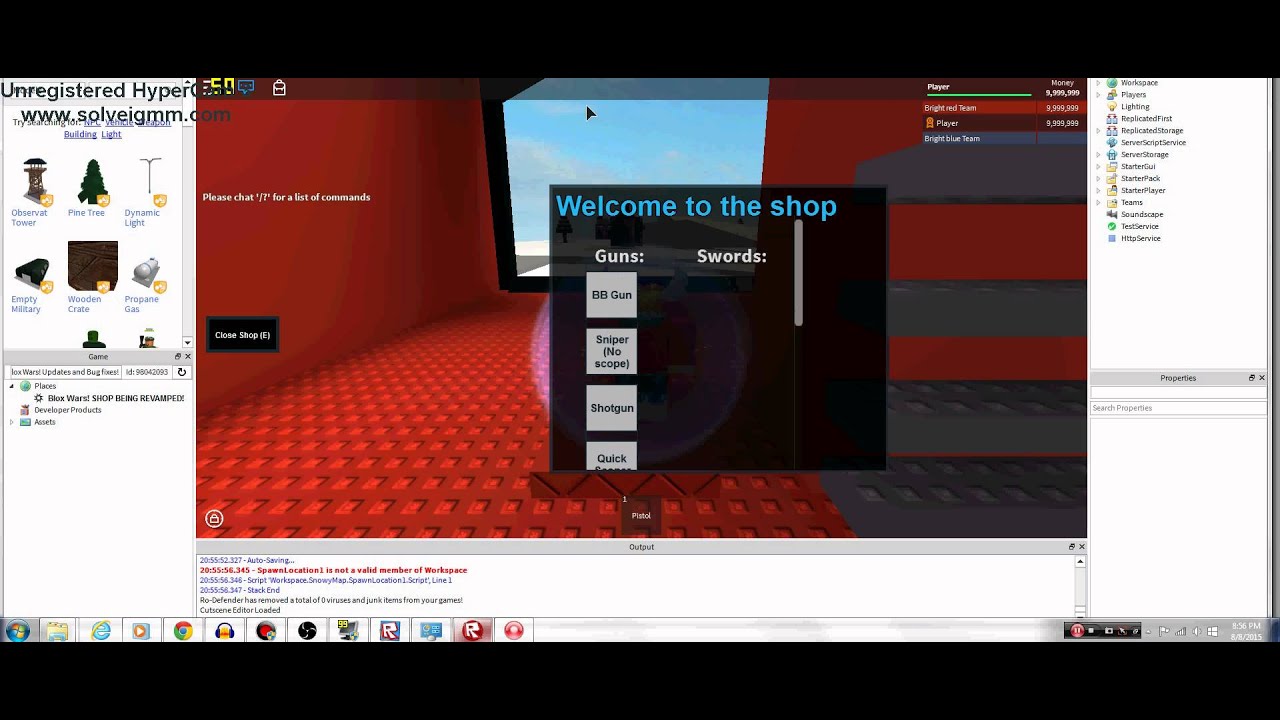ROBLOX - Blox Wars Shop! - YouTube
