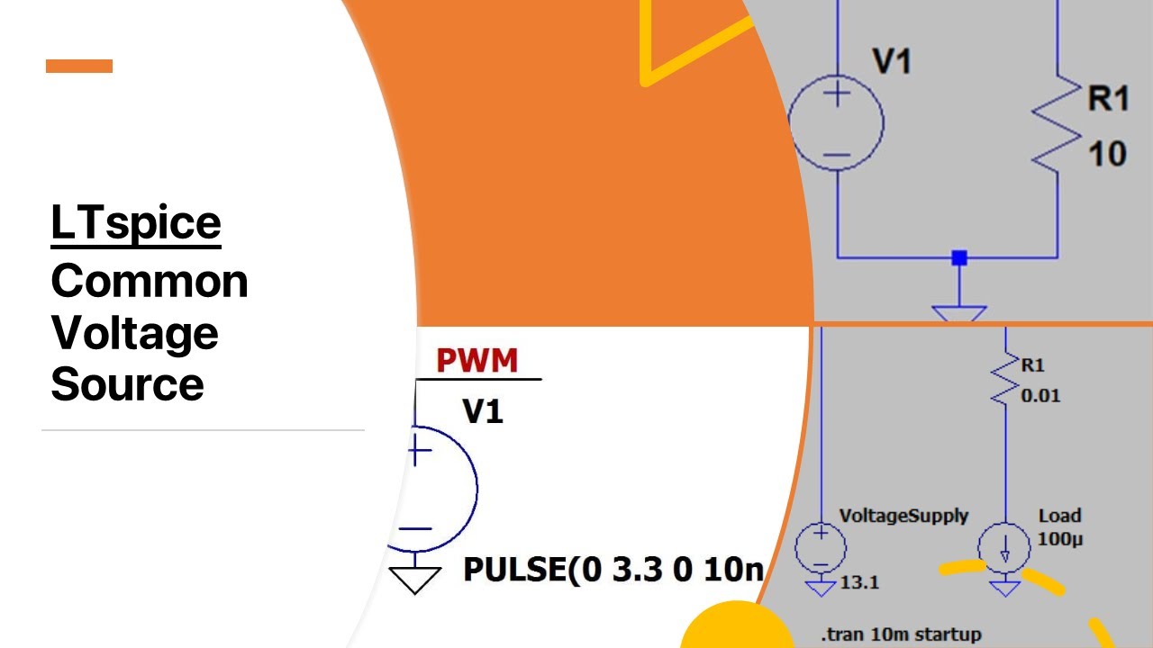 LTspice - Common Voltage Source - YouTube