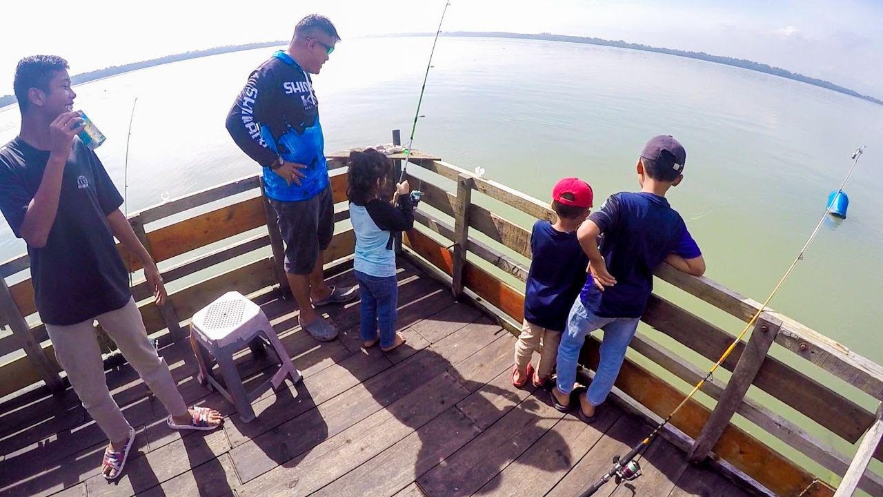Melayan Anak2 Mancing di KELONG - YouTube