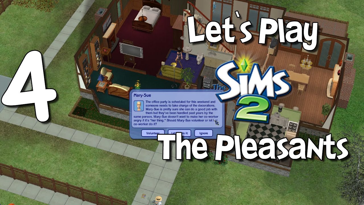 Let's Play The Sims 2 - The Pleasant Family #4 - Lots of Promotions ...