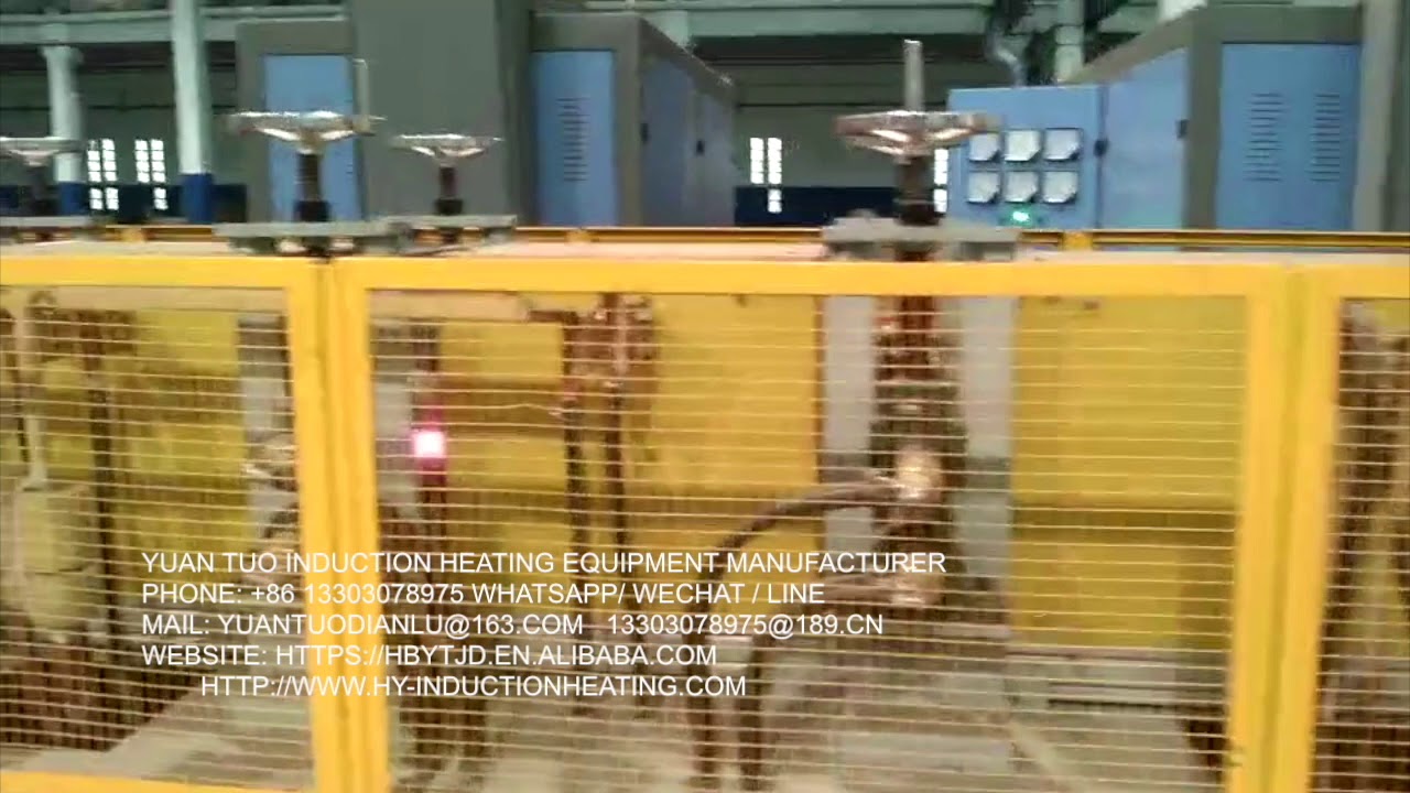 steel rebar quenching and tempering electric furnace - YouTube