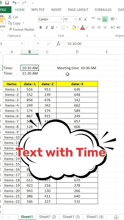 How to Combine Text and Time in One Cell in Excel | Easy Formula Trick! - YouTube