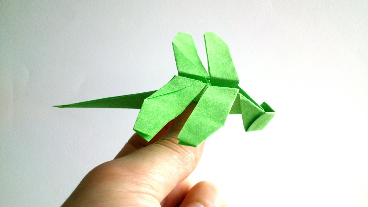 Origami Dragonfly Tutorial YouTube origami-dragonfly-tutorial-youtube