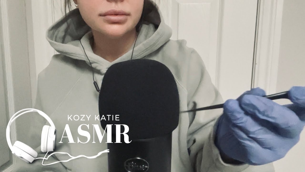 ASMR Glove Sounds with Scratching, Combing, and Whispering for Relaxation and Tingles - YouTube