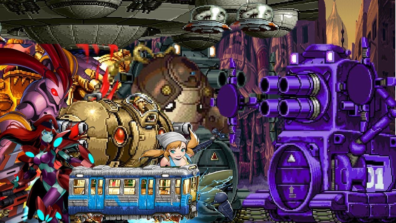 Screamer Jet VS Bosses Metal slug attack - YouTube