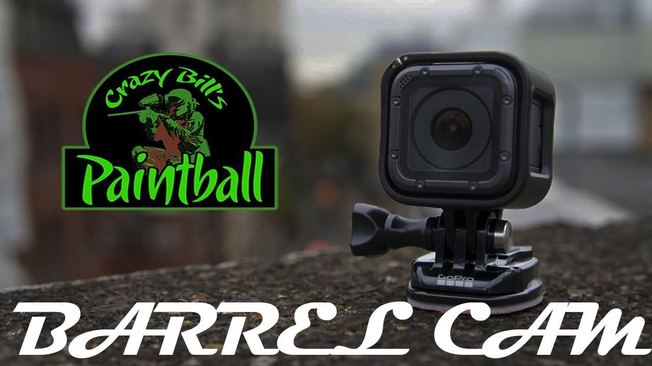 BARREL CAM (picture-in-picture!) - Crazy Bills paintball - YouTube