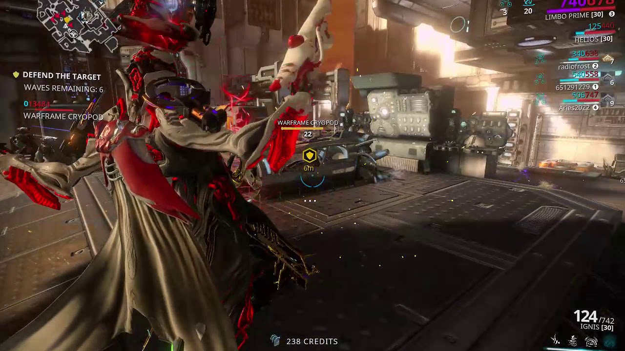 WARFRAME Map Defend the target - YouTube