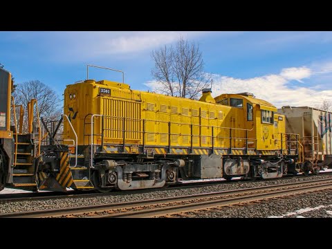 Alco RS1 on CSX M627 - YouTube